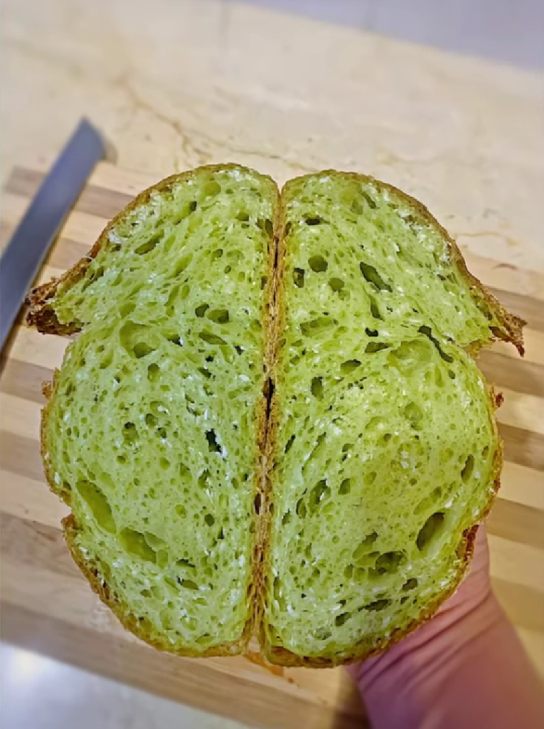 Pandan Sourdough Bread – Blingz Kitchen